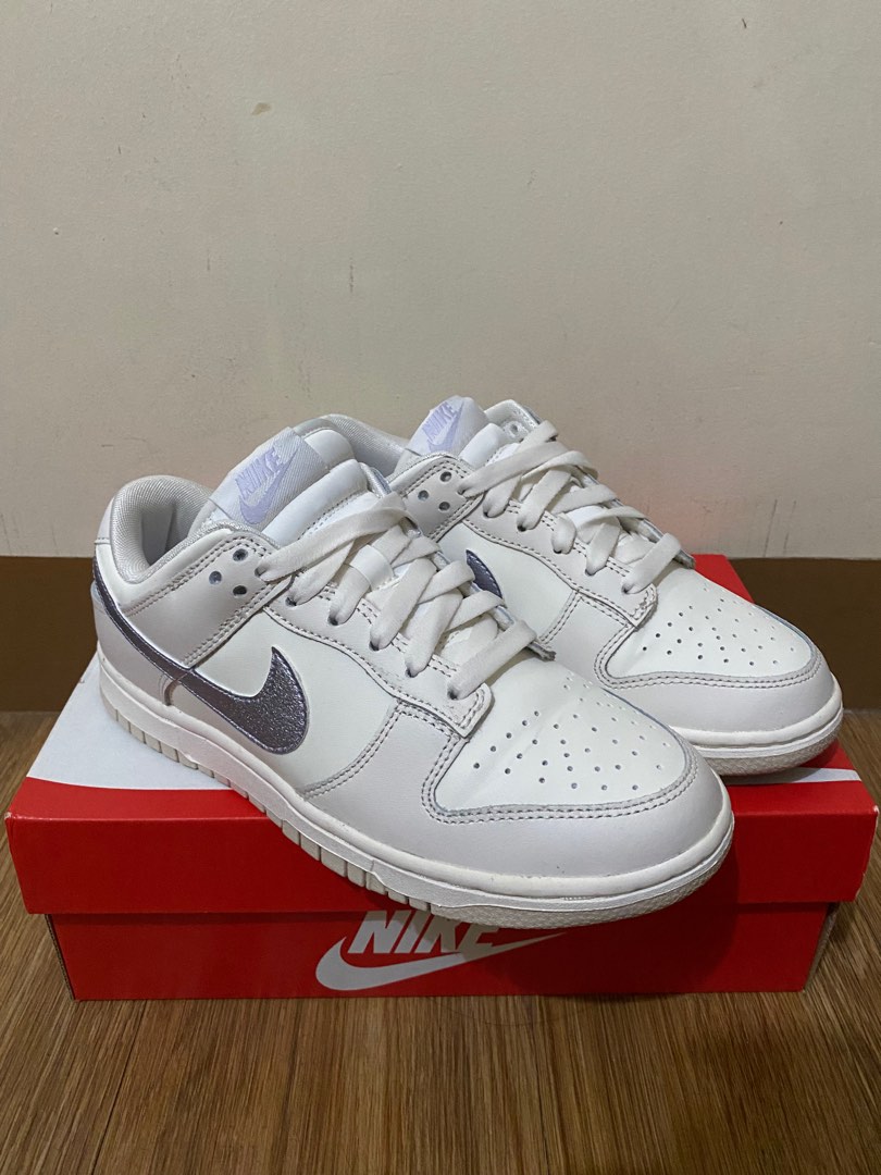 Nike Dunk Low Sail/Phantom/Oxygen Purple on Carousell