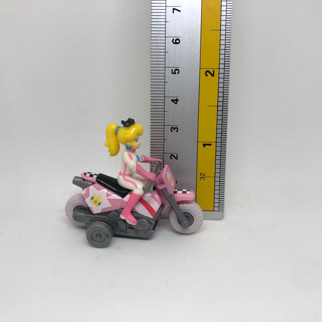 Nintendo Super Mario Baby Mario Princess Peach Bike Kart Figure Set ...