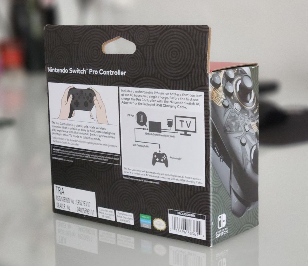 Nintendo Switch Pro Controller - Zelda Tears of the Kingdom Limited ...