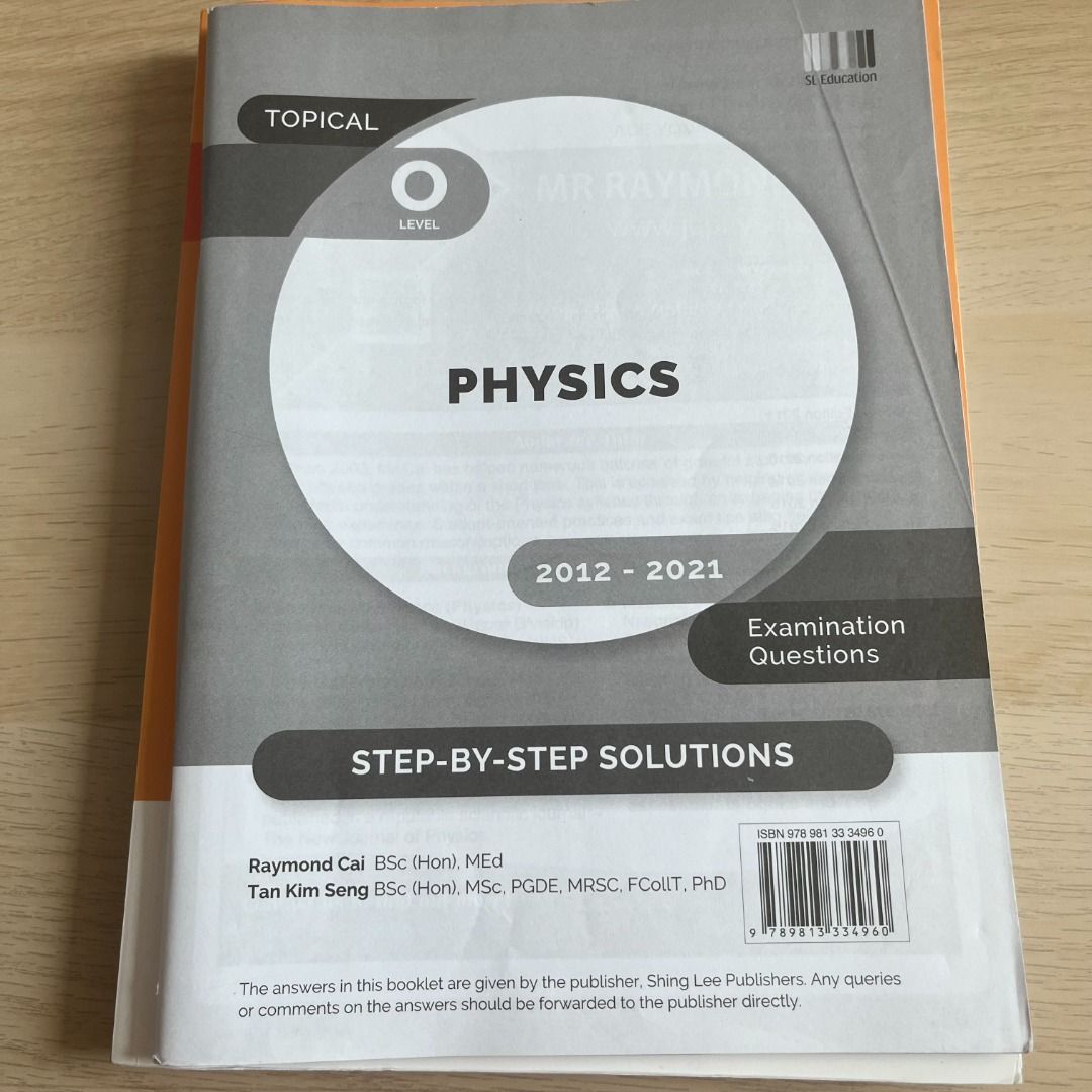 O-Level/IGCSE Topical Examination Questions (including answer booklet ...