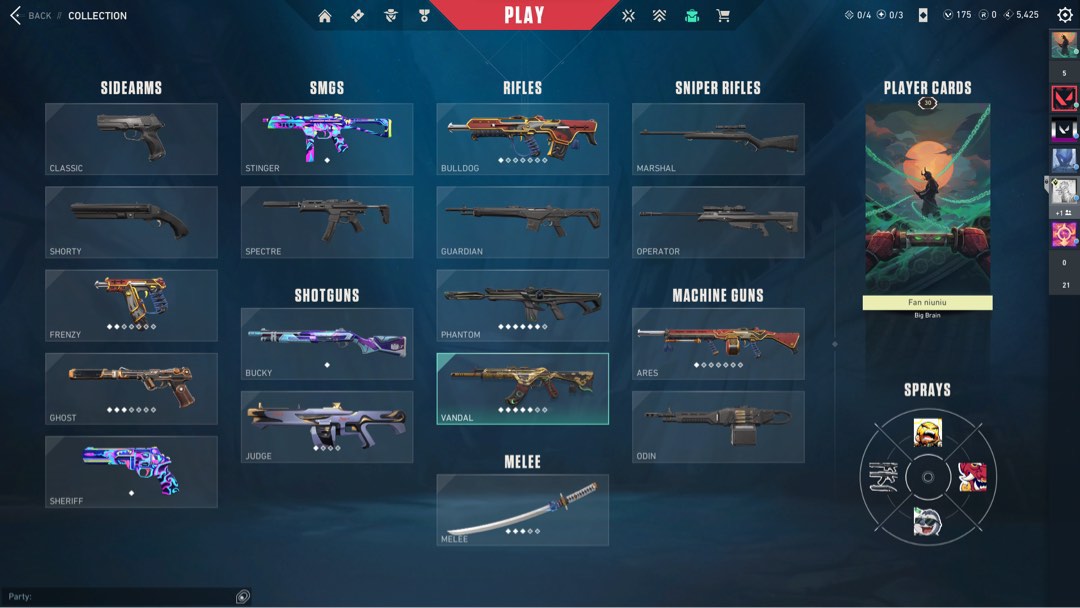 8 prem oni 2.0 bundle valorant account, Video Gaming, Gaming ...