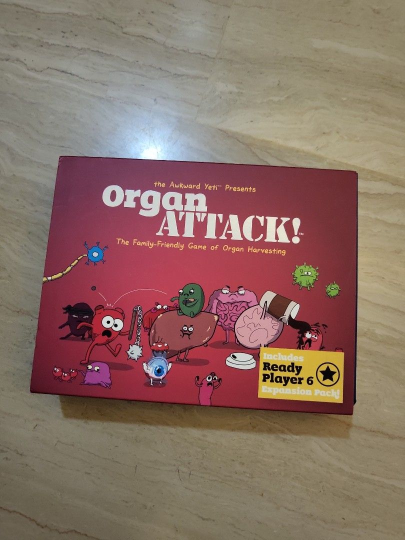 Organ Attack Card Game Original, Hobbies & Toys, Toys & Games on Carousell