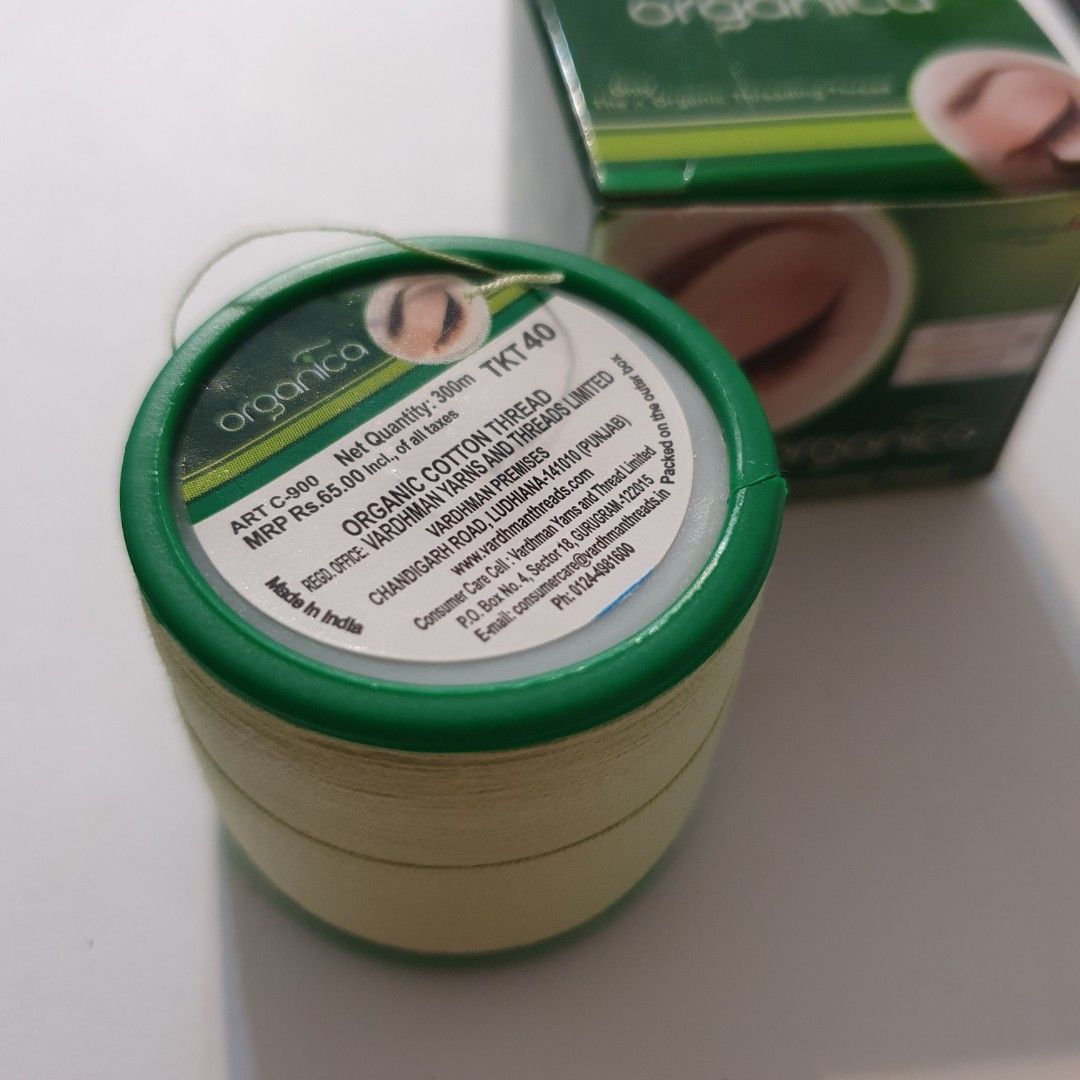 Organic Cotton Threading Thread for facial hair removal, Beauty ...