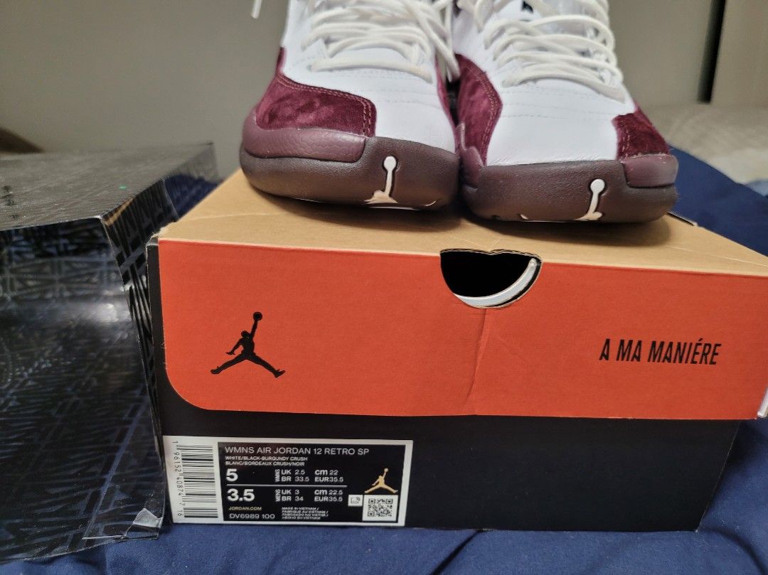 Original Air Jordan 12 x A Ma Maniere on Carousell