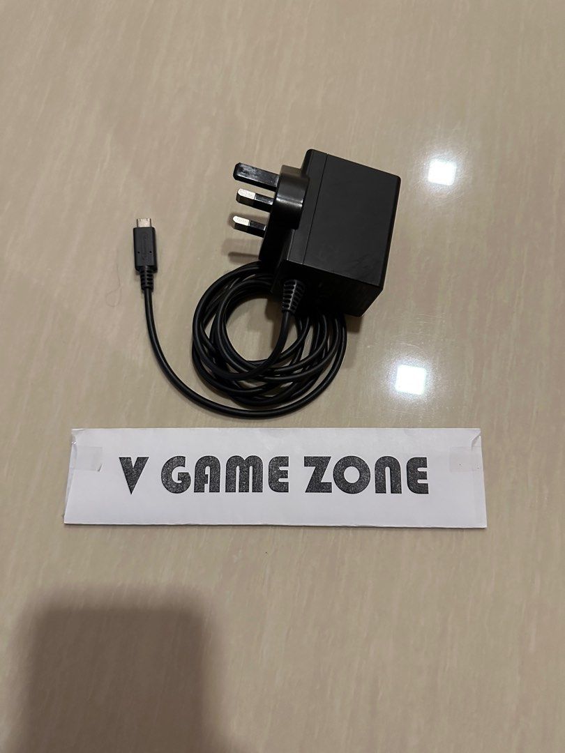 Original Nintendo Switch Charger 3 Pin Adapter, Video Gaming, Gaming ...