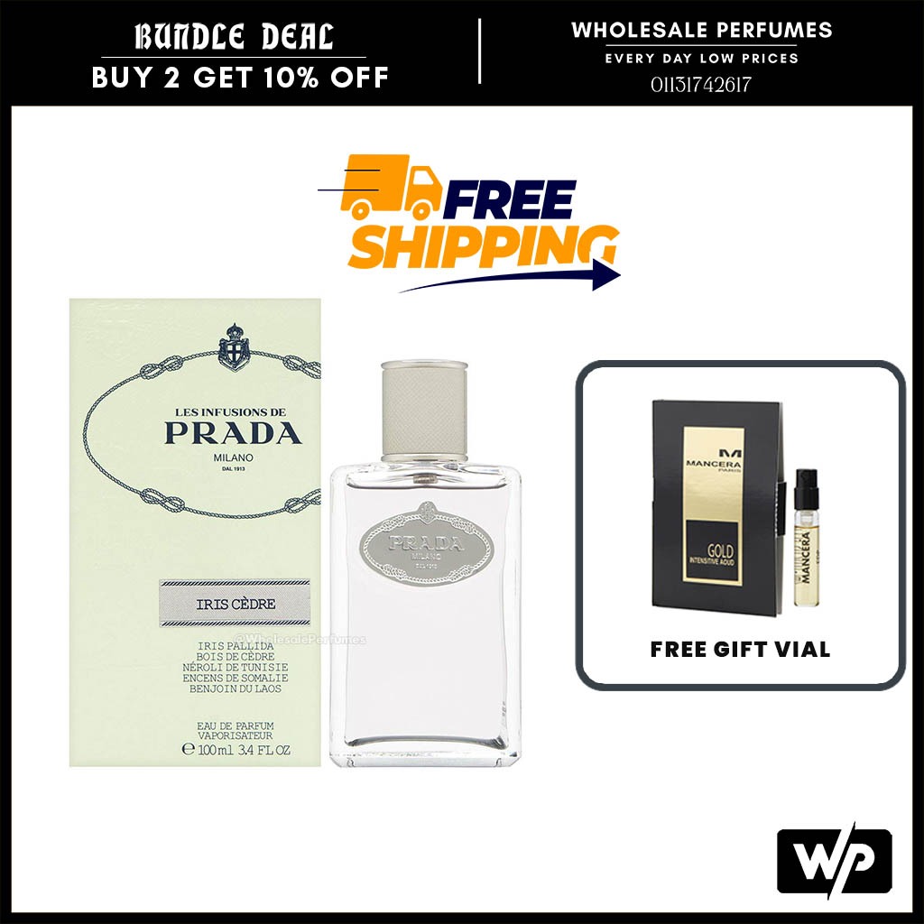 [ORIGINAL] PRADA INFUSION DE CEDRE EDP 100ML FOR UNISEX, Beauty & Personal Care, Fragrance ...