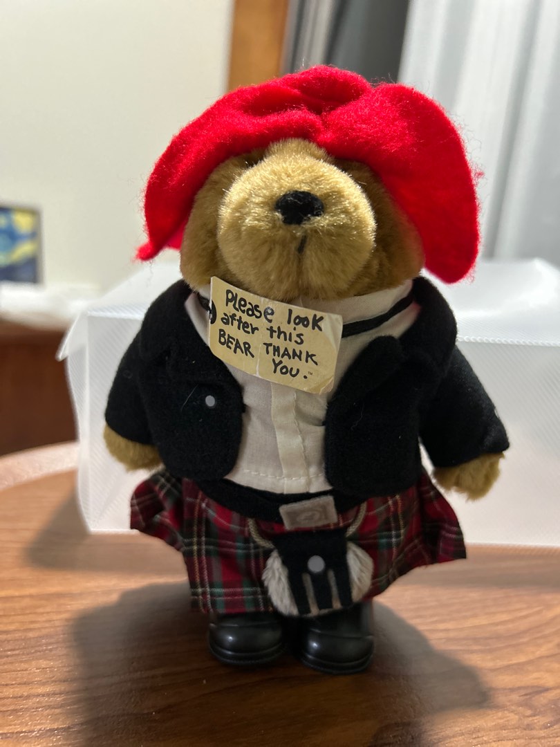Paddington Scottish Bear, Hobbies & Toys, Toys & Games on Carousell