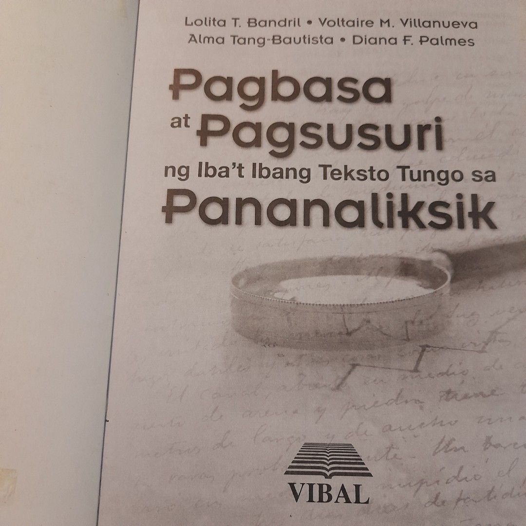 Pagbasa at Pagsusuri ng Iba't Ibang Teksto Tungo sa Pananaliksik ...