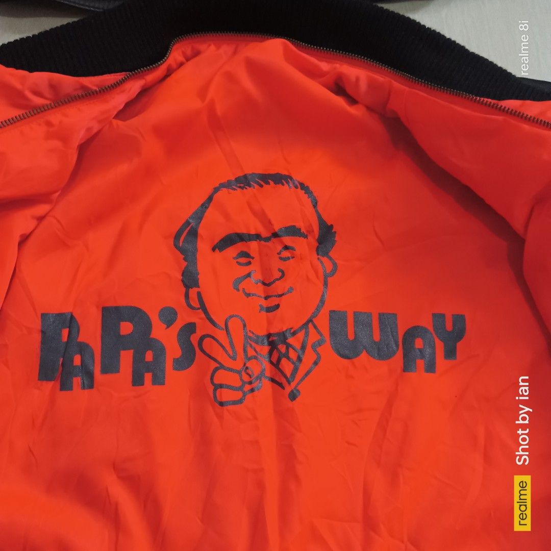 papa's way leather jacket on Carousell