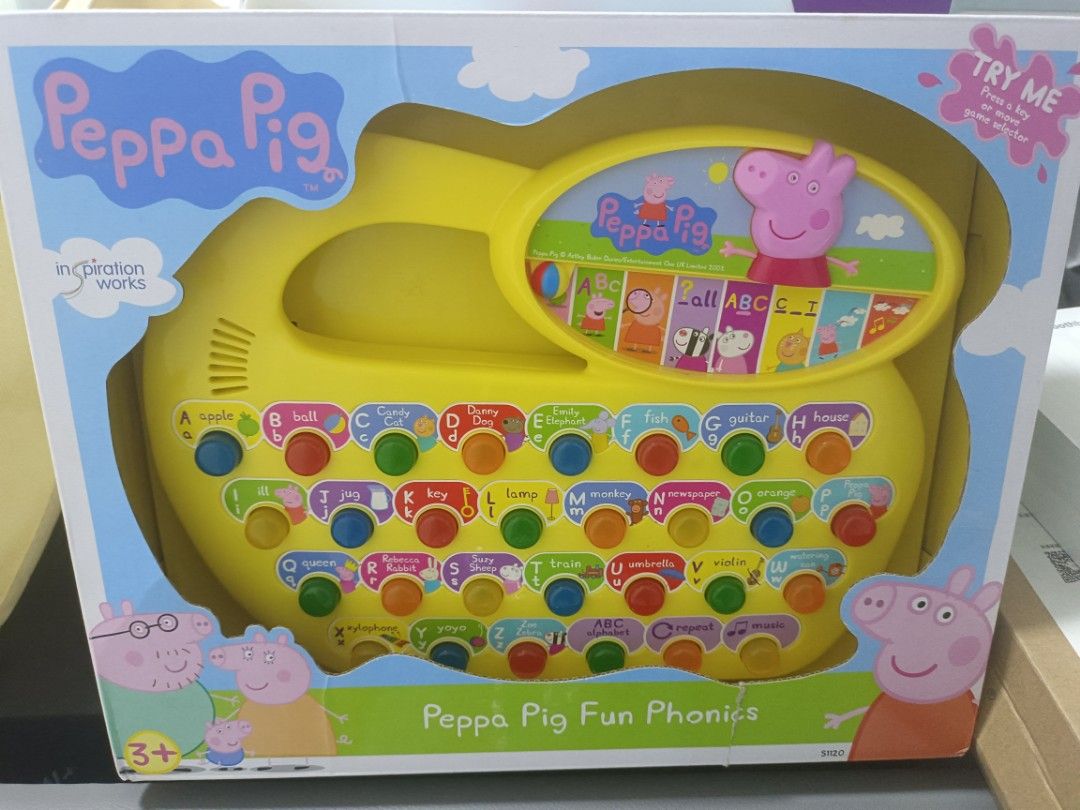 Peppa Phonics Board, Babies & Kids, Infant Playtime on Carousell