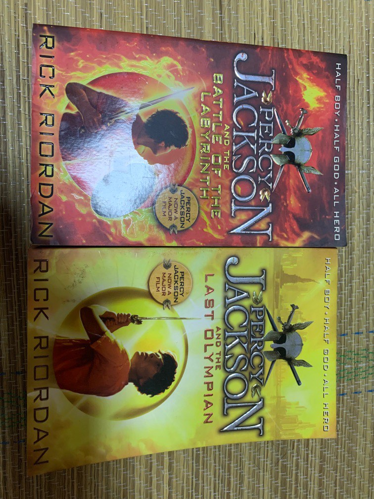 Percy Jackson Book 4 & 5 (negotiable!), Hobbies & Toys, Books ...