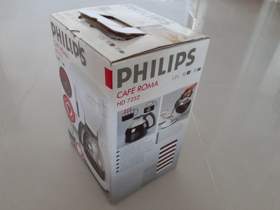 PHILIPS COFFEE MAKER HD 7252 1.2L, TV & Home Appliances, Kitchen Appliances, Coffee Machines ...