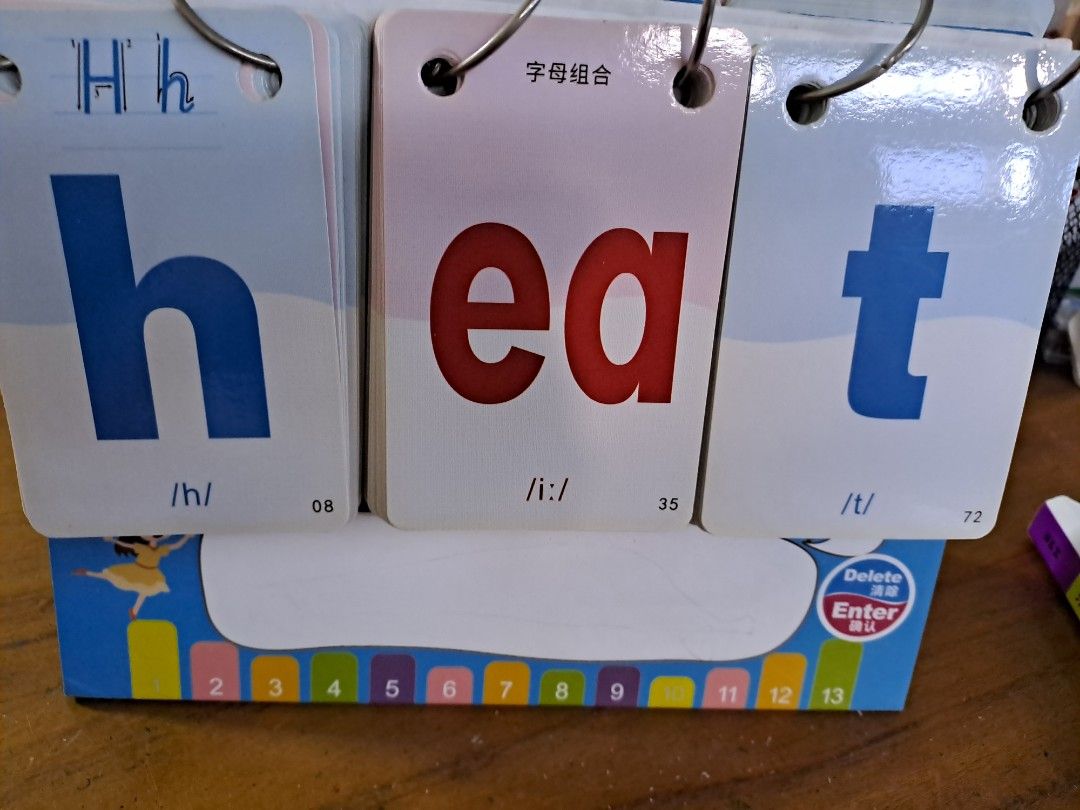 Phonics Blending Flashcards, Hobbies & Toys, Stationery & Craft ...