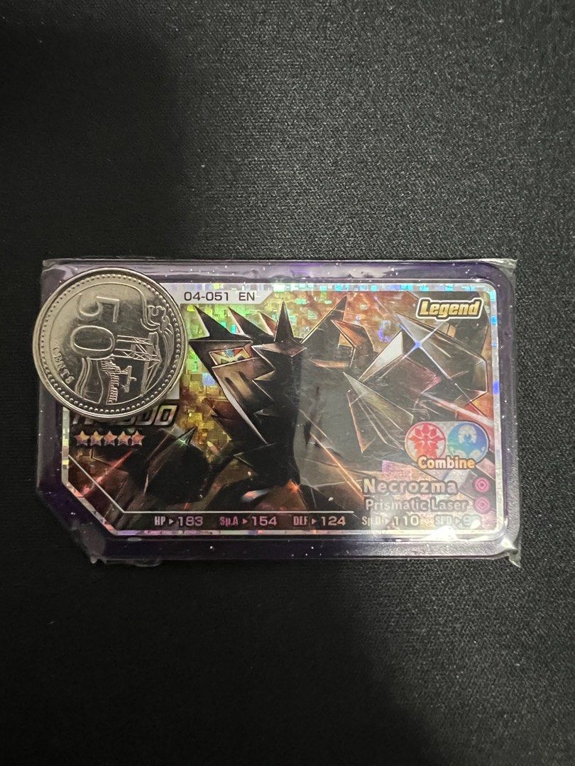 Pokemon gaole Necrozma 04-0561, Hobbies & Toys, Toys & Games on Carousell