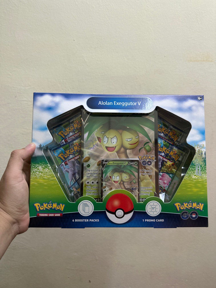 Pokemon tcg alolan exeggutor V, Hobbies & Toys, Toys & Games on Carousell