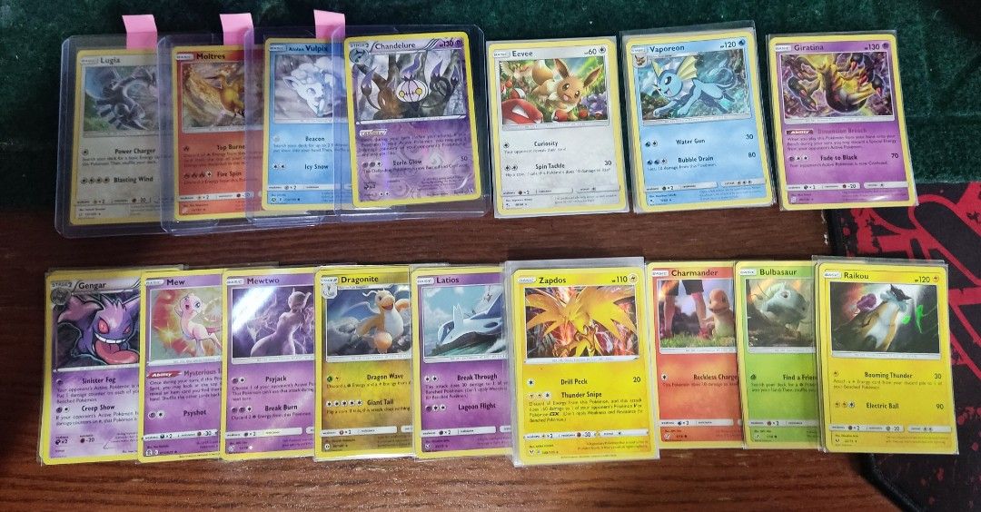 Pokemon TCG Eeveelutions Umbreon Leafeon Glaceon Espeon Sylveon Jolteon ...