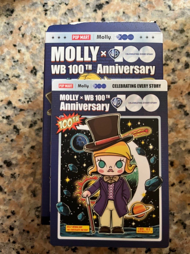 Popmart - Molly x Warner Bros 100th Anniversary (Willy Wonka), Hobbies ...