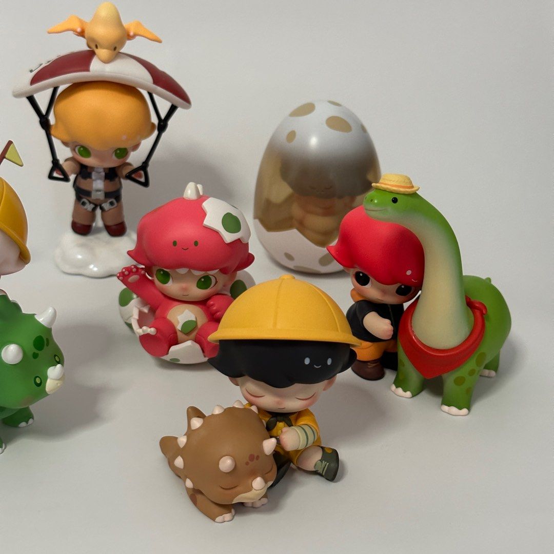 [Popmart clearance] Dimoo Jurrasic World full set (no secret) opened ...