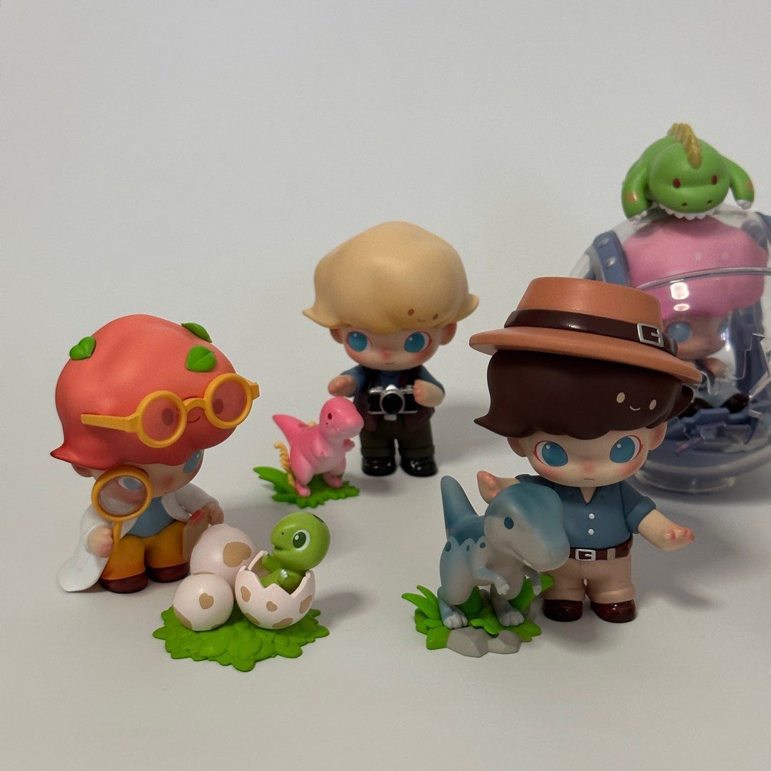 [Popmart clearance] Dimoo Jurrasic World full set (no secret) opened ...