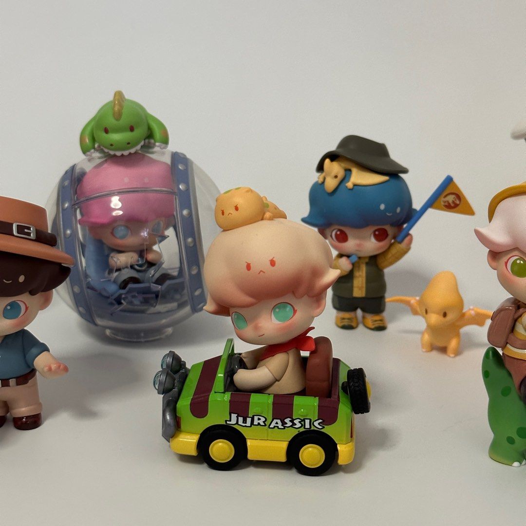 [Popmart clearance] Dimoo Jurrasic World full set (no secret) opened ...