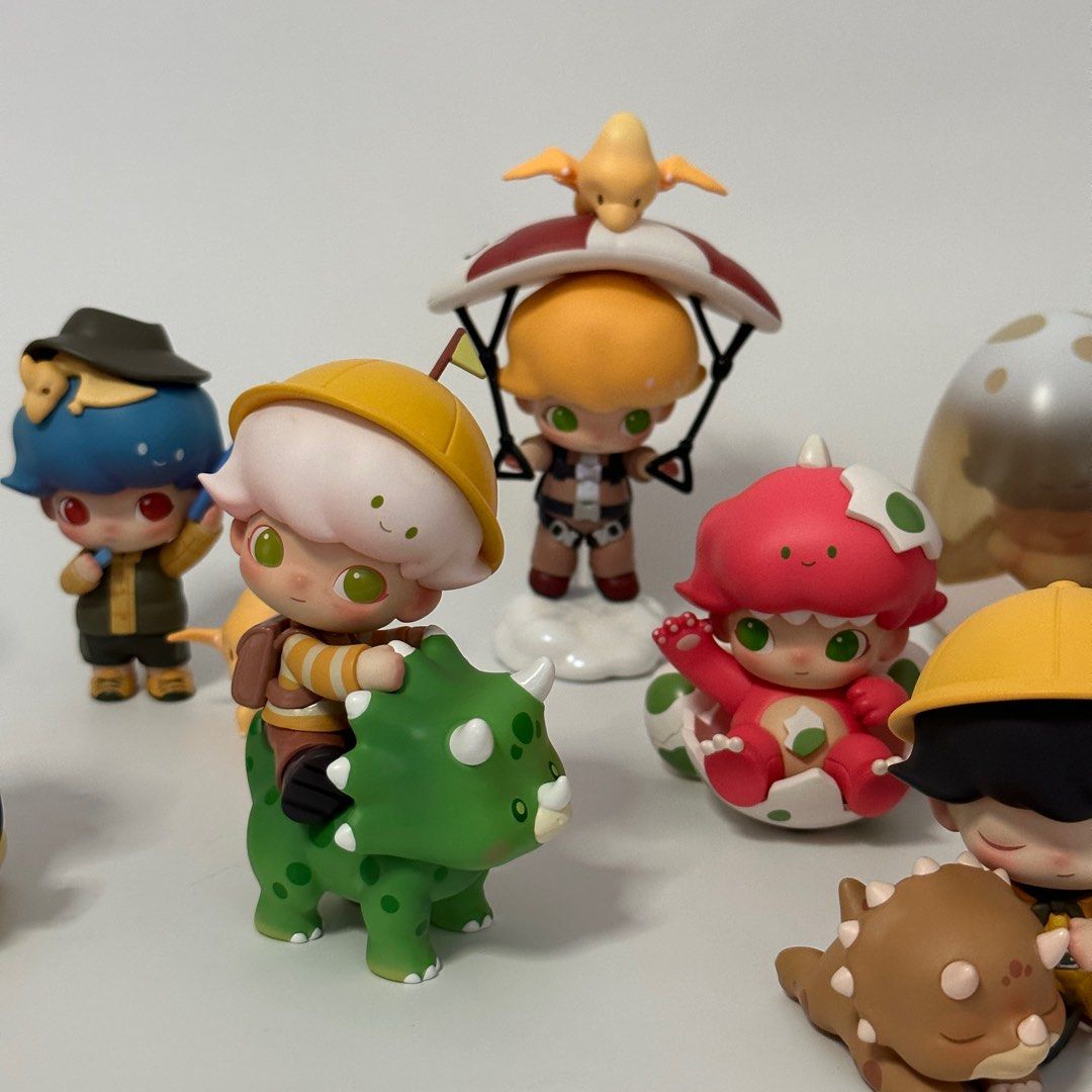 [Popmart clearance] Dimoo Jurrasic World full set (no secret) opened ...