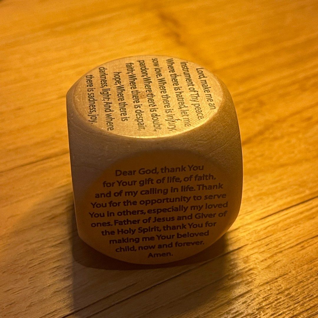Prayer cube, Hobbies & Toys, Memorabilia & Collectibles, Religious ...