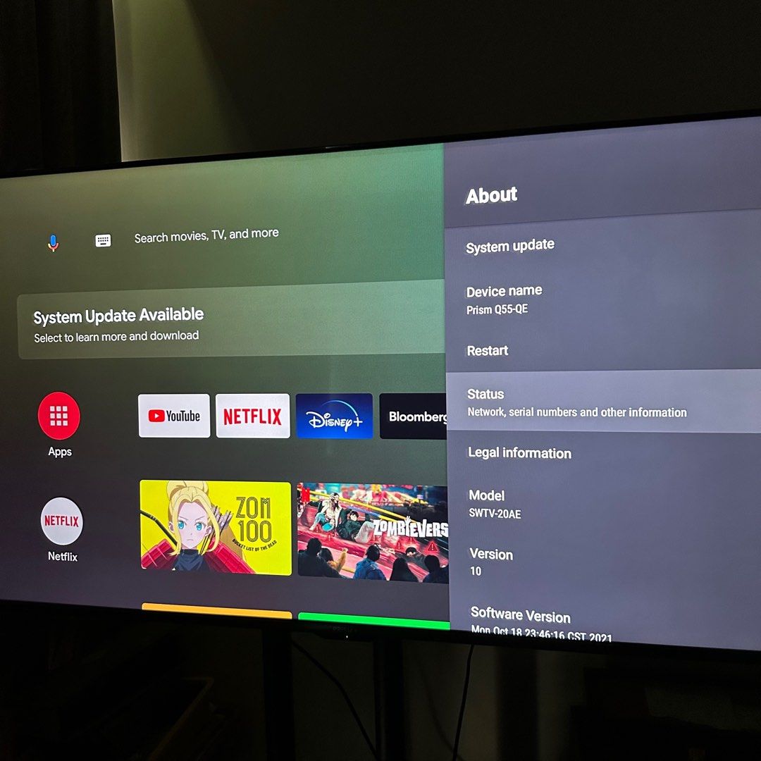 PRISM+ Q55 Quantum Edition (Warranty till 02/2024) | 4K Android TV | 55 ...