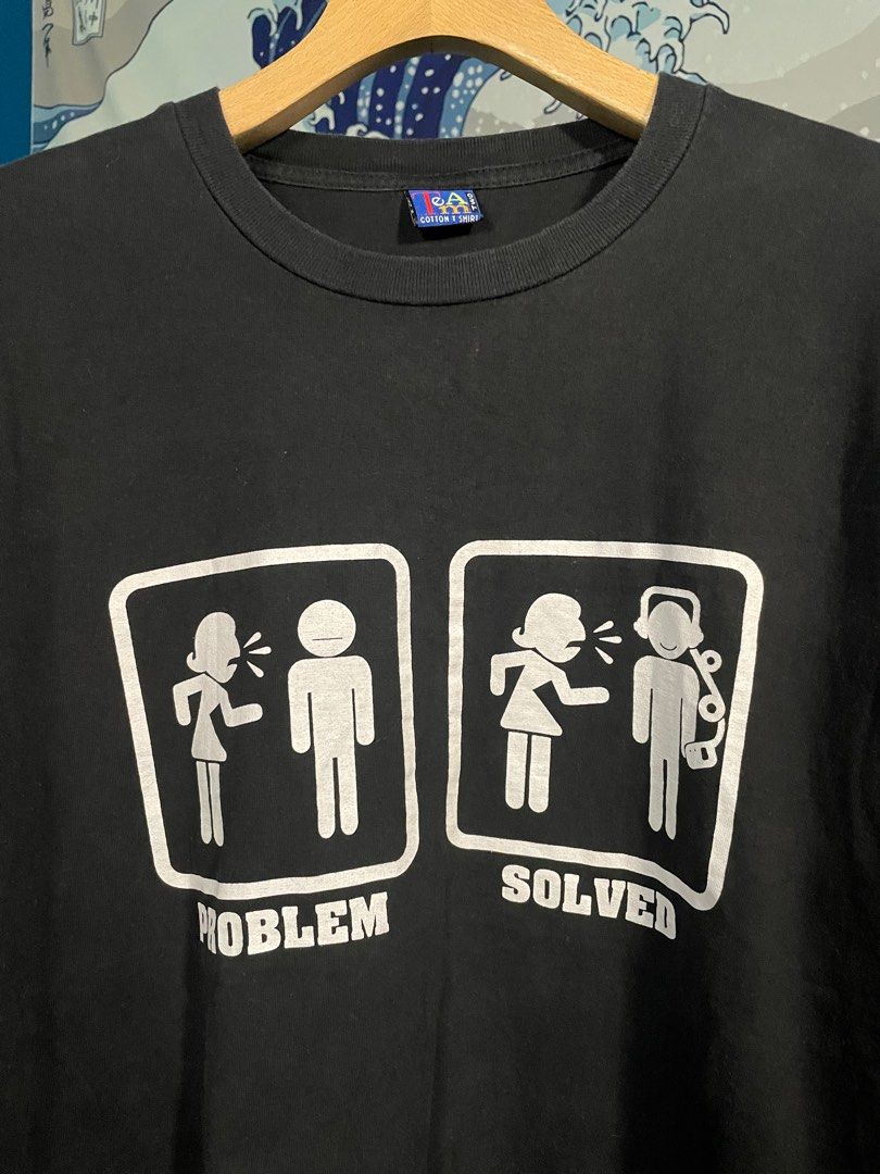 Problema Solved Statement Tee on Carousell