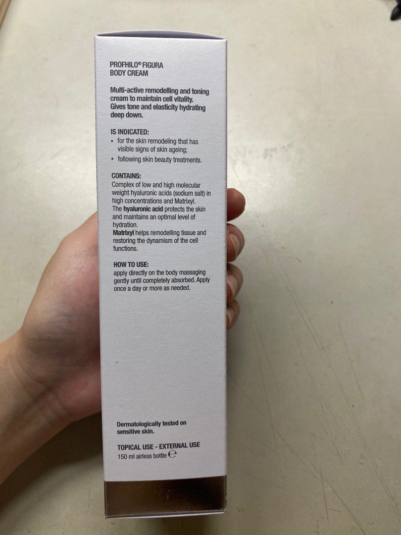 Profhilo Figura Body Cream, Beauty & Personal Care, Bath & Body, Body ...