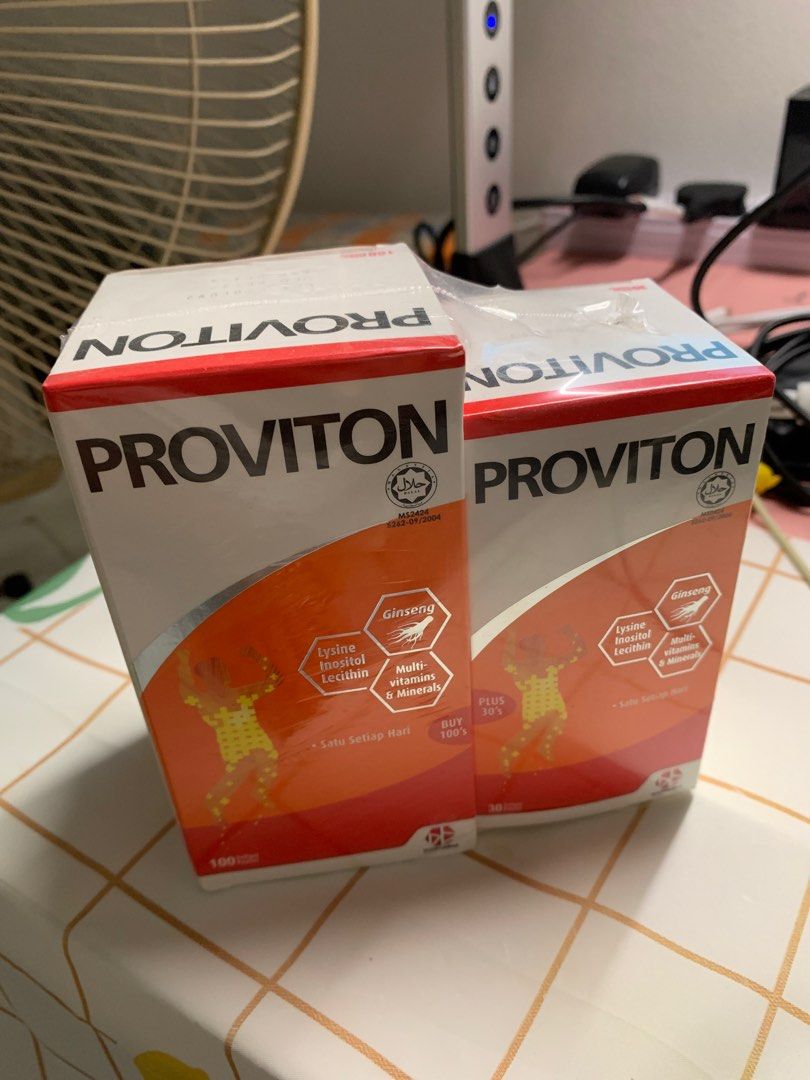 Proviton Multivitamin (100s + 30s), Health & Nutrition, Health ...