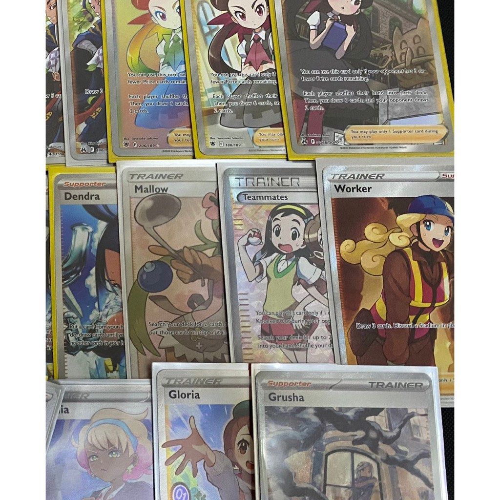 PTCG Pokemon Card - Trainer Card Mystery Pack (Full Art/SIR/Secret/Waifu), Hobbies & Toys, Toys ...