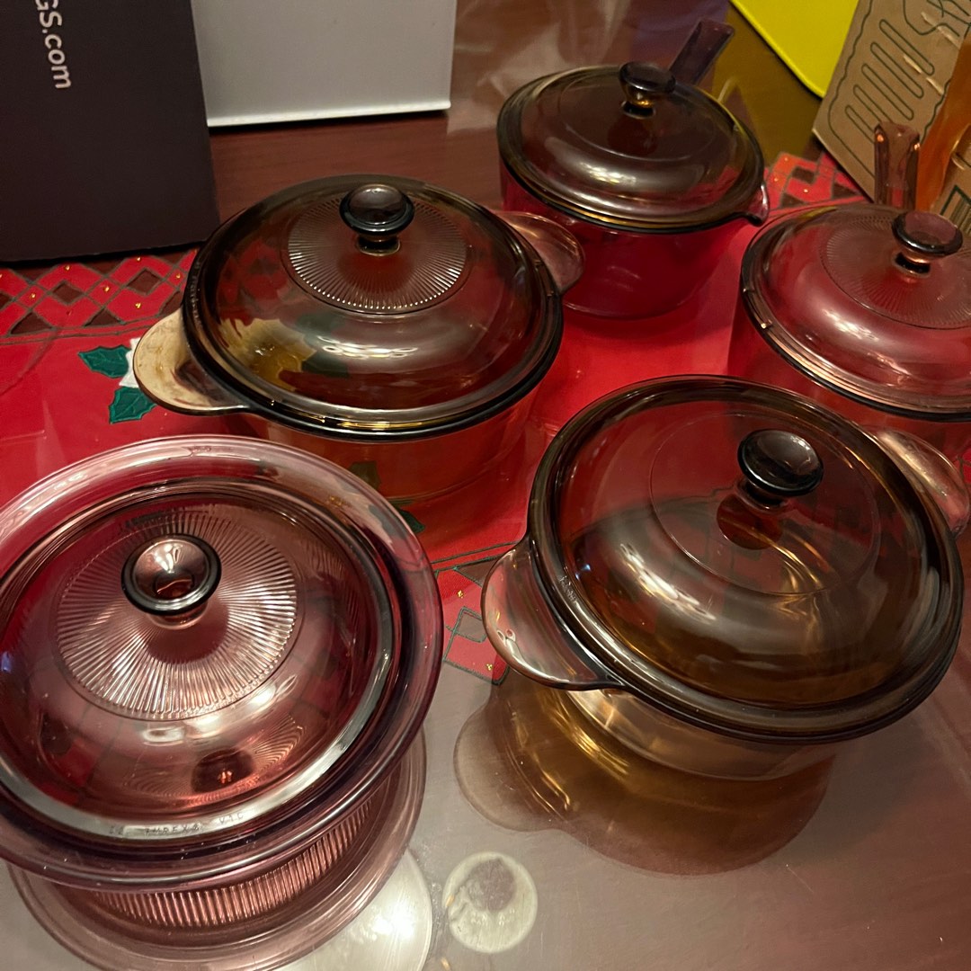 Pyrex Pyroceram Corningware Vision Cookware bundle, Furniture & Home ...