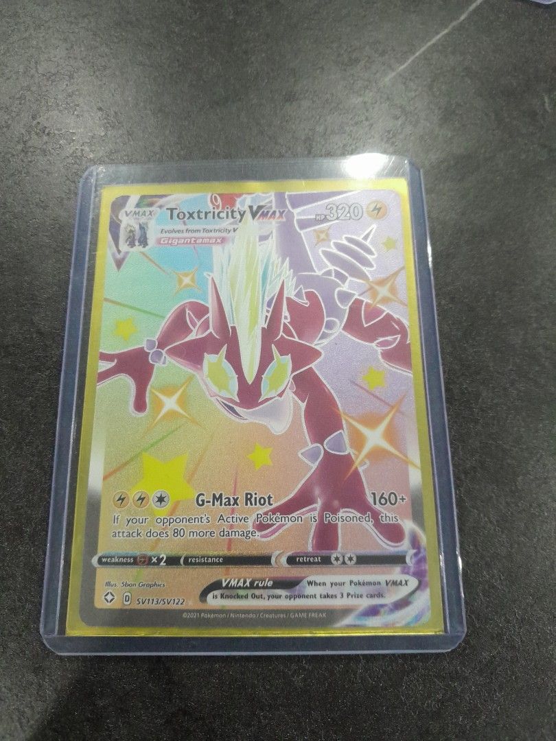 Rainbow toxtricity VMAX, Hobbies & Toys, Toys & Games on Carousell