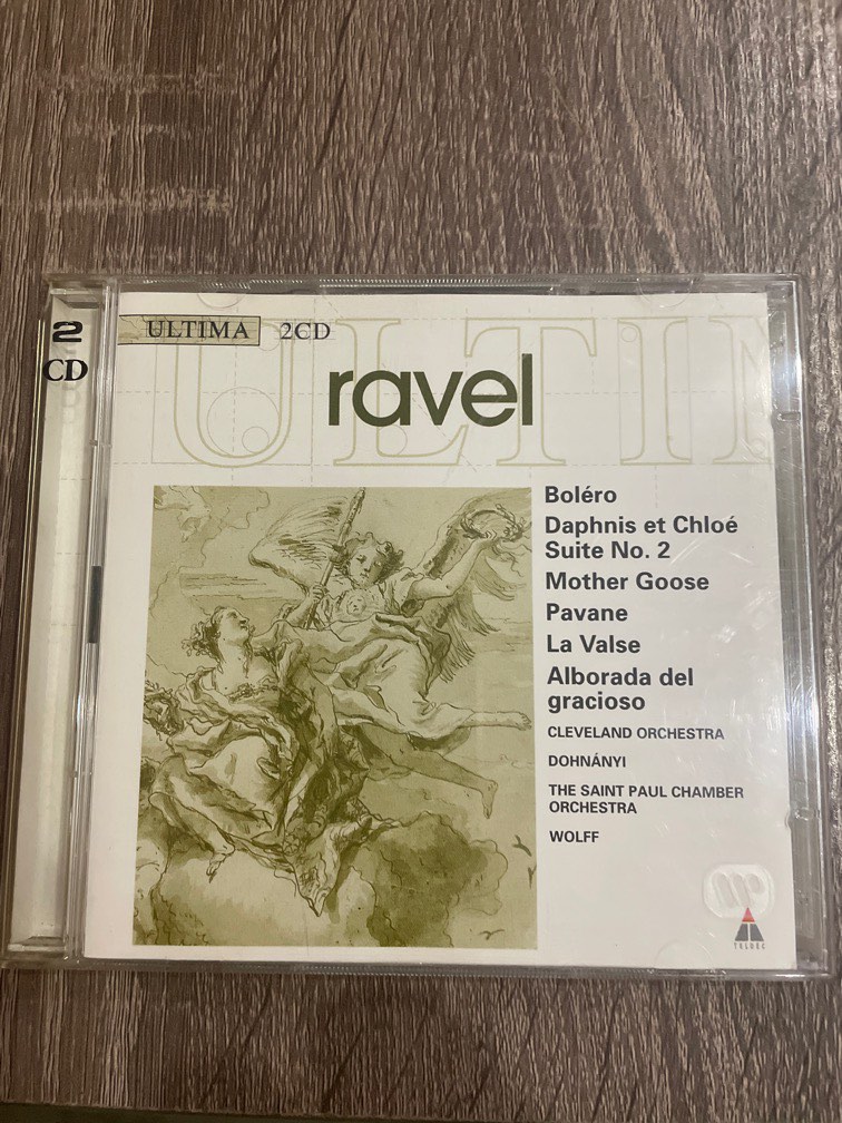 Ravel 管弦樂作品選 德國版雙Cd, 興趣及遊戲, 音樂、樂器 & 配件, 音樂與媒體 - CD 及 DVD - Carousell