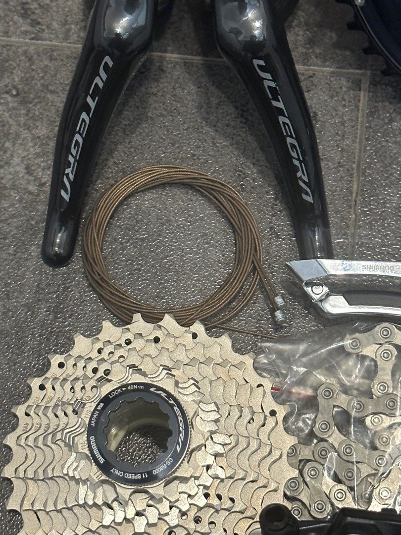 [Readystock]Full shimano ultegra R8000 rim brake groupset, Sports ...