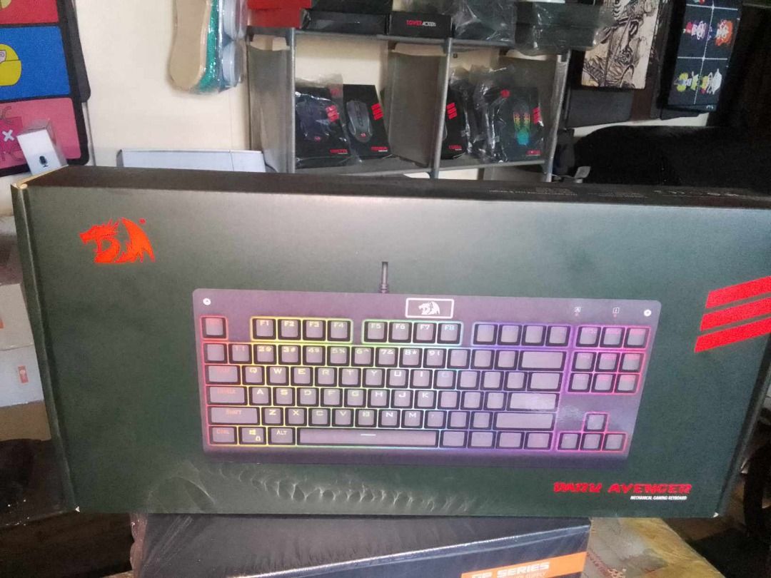 Redragon K568 Dark Avenger RGB Mechanical Gaming Keyboard 87 keys blue switch, Computers & Tech ...