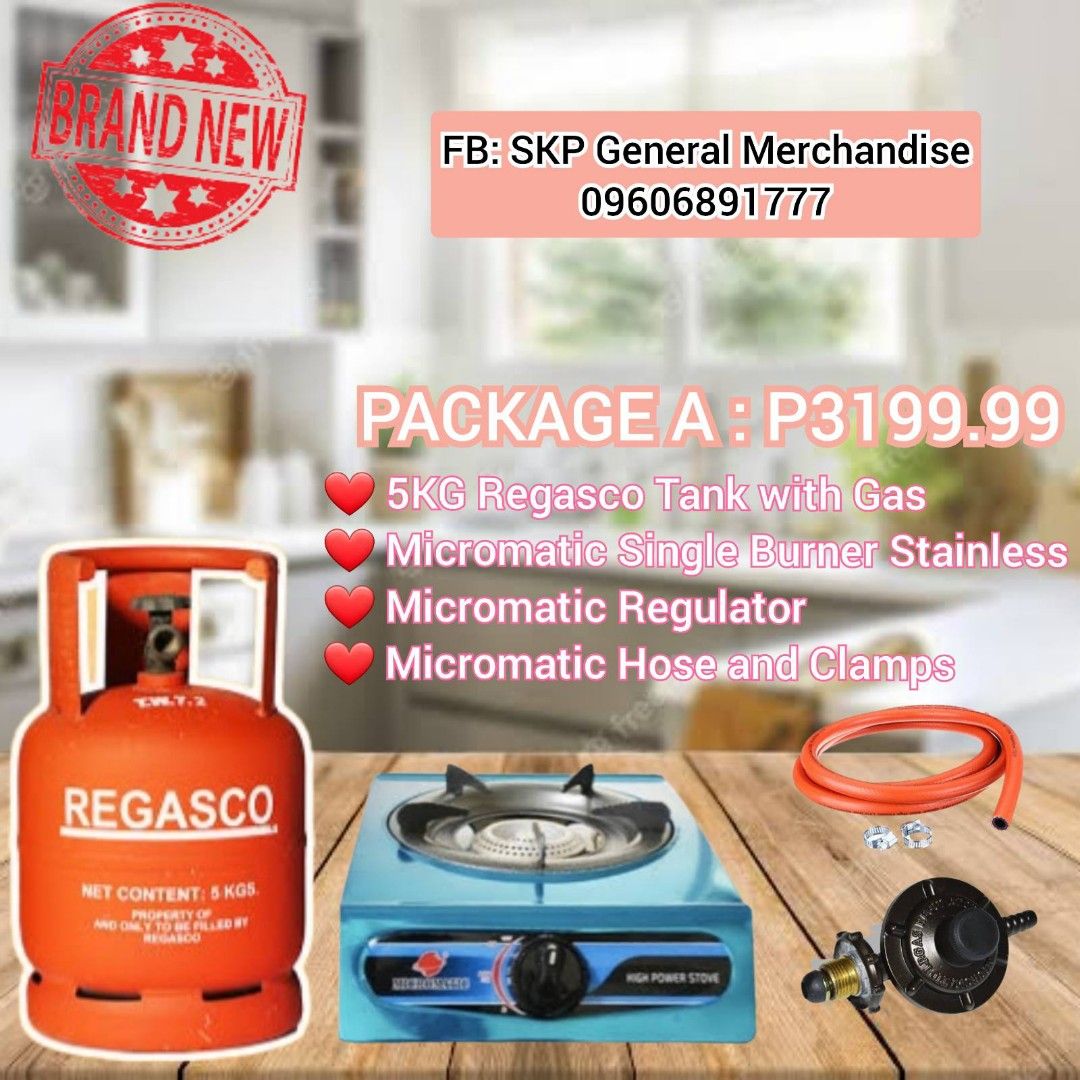 Regasco and Micromatic Stove and tank set. on Carousell Regasco and Micromatic Stove and tank set. on Carousell