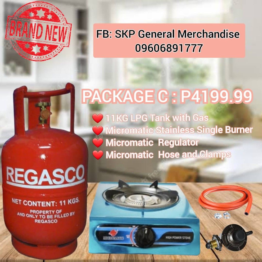 Regasco and Micromatic Stove and tank set. on Carousell Regasco and Micromatic Stove and tank set. on Carousell