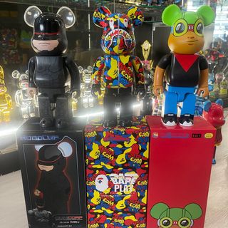 SpongeBob chrome 400% & 100% medicom Kubrick, Hobbies & Toys, Toys ...