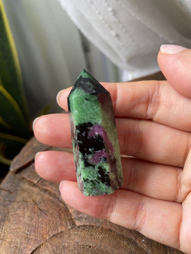 RUBY ZOISITE MINI TOWER, Furniture & Home Living, Home Decor, Vases ...