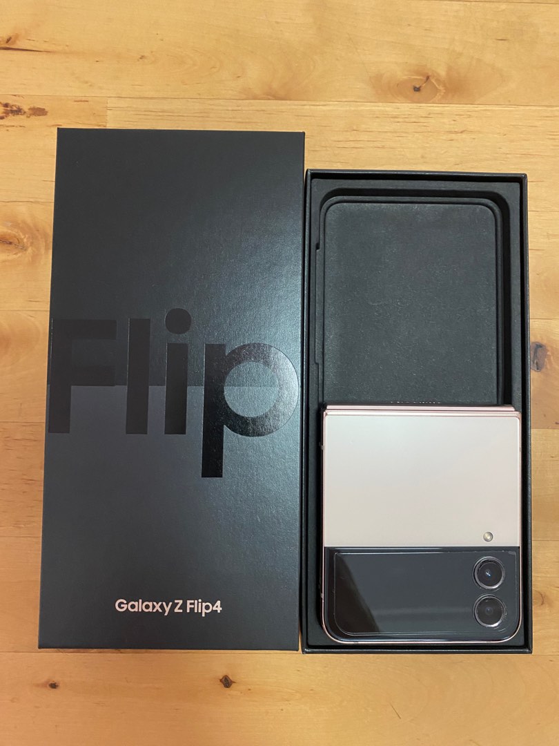 Samsung Z Flip 4 256GB - Pink Gold, Mobile Phones & Gadgets, Mobile ...