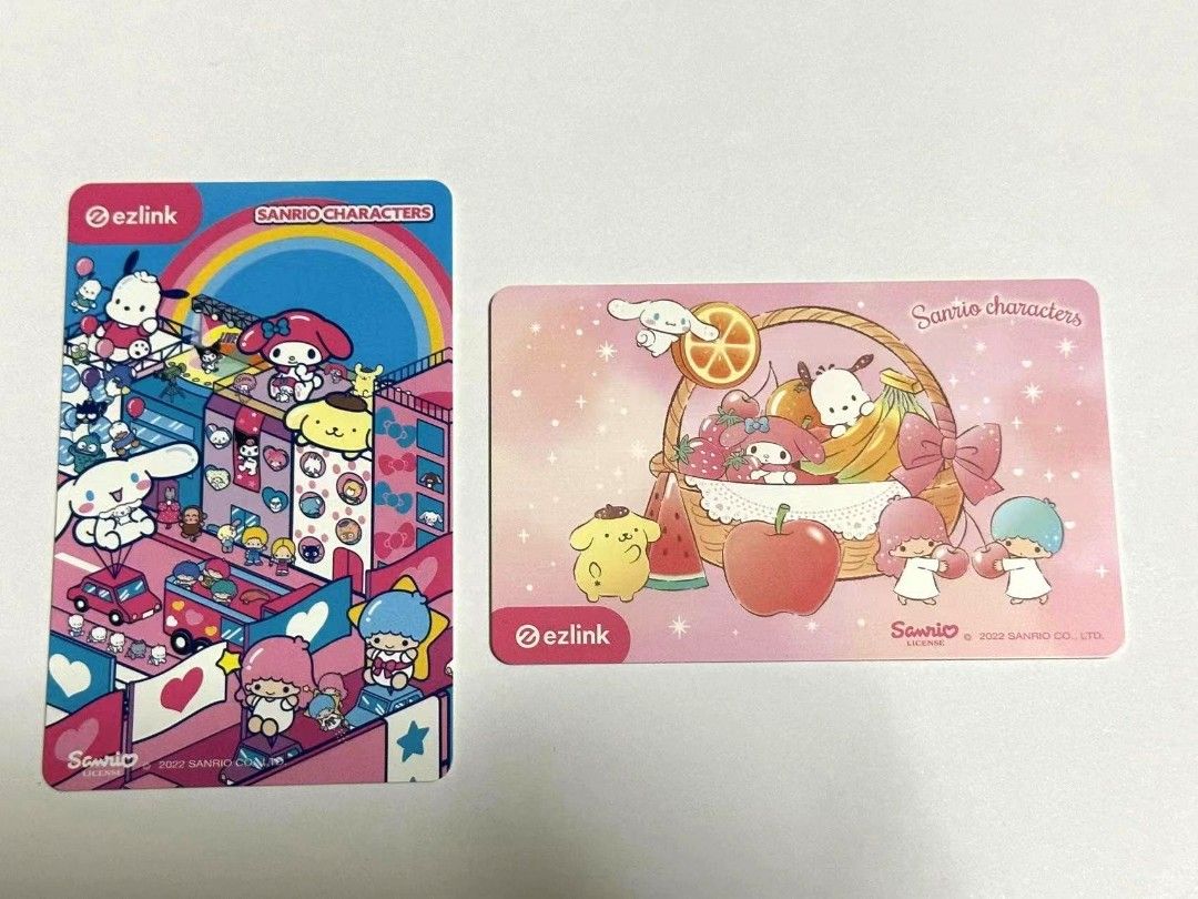 Sanrio characters ez link mrt card with $3 load value, price includes ...