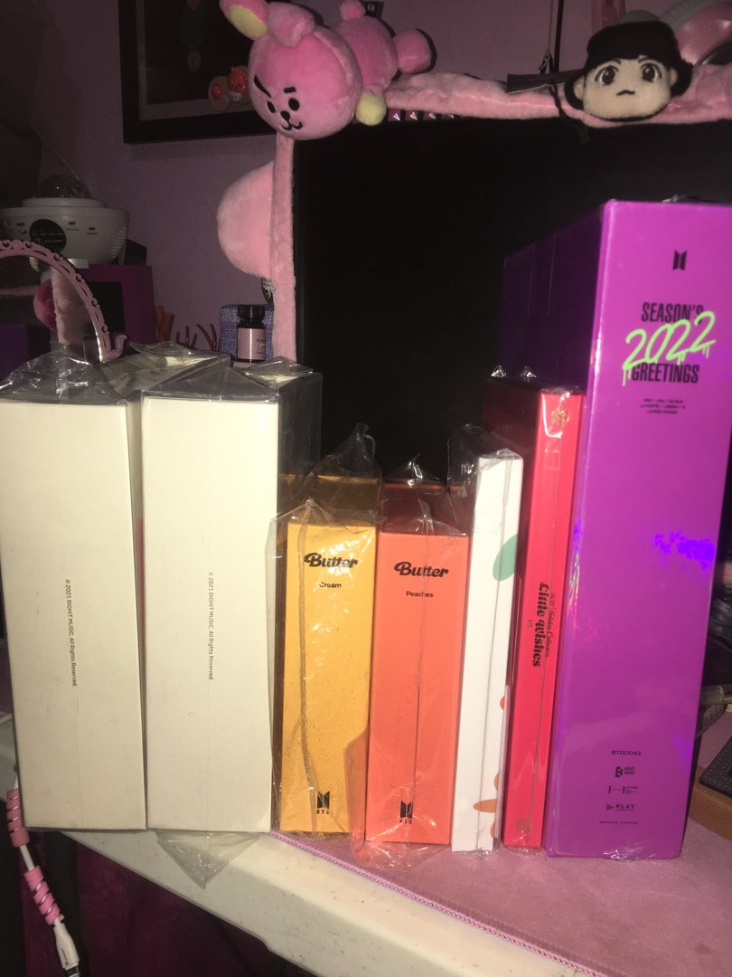 SEALED BTS ITEMS PHOTOBOOK HOLIDAY SPECIAL BOX 2021 SG2022 BUTTER MINI ...