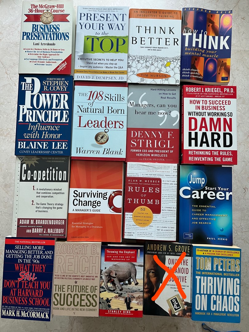 Self help books, Hobbies & Toys, Books & Magazines, Fiction & Non ...