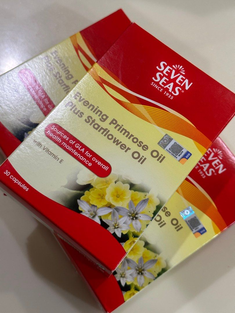 Seven Seas Evening Primrose Oil, Health & Nutrition, Health Supplements ...