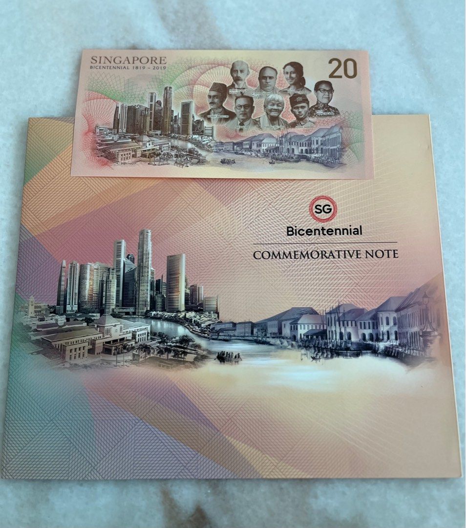 SG bicentennial commemorative $20 notes, Hobbies & Toys, Memorabilia ...
