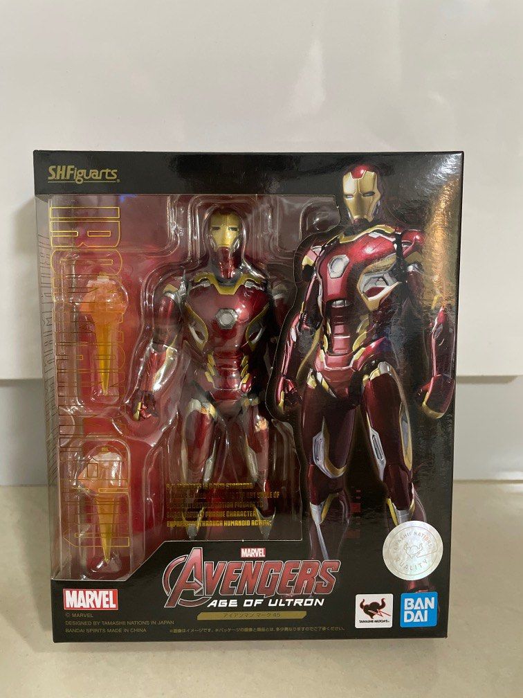 SHF SH Figuarts Iron Man MK 45, Hobbies & Toys, Toys & Games on Carousell