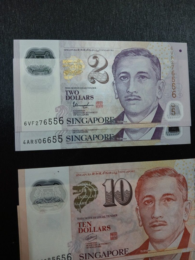 Nice SG Dollar Notes with ending 6655 permutations, Hobbies & Toys ...
