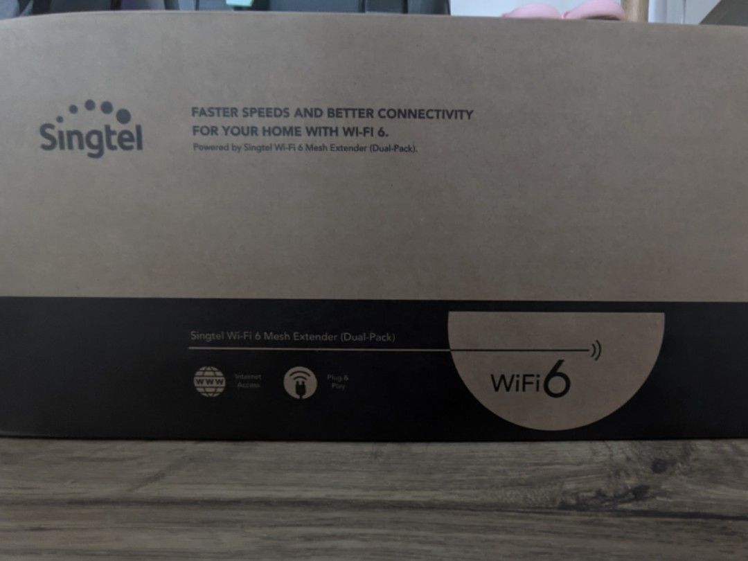 Singtel Wi-fi 6 mesh (dual), Computers & Tech, Parts & Accessories ...