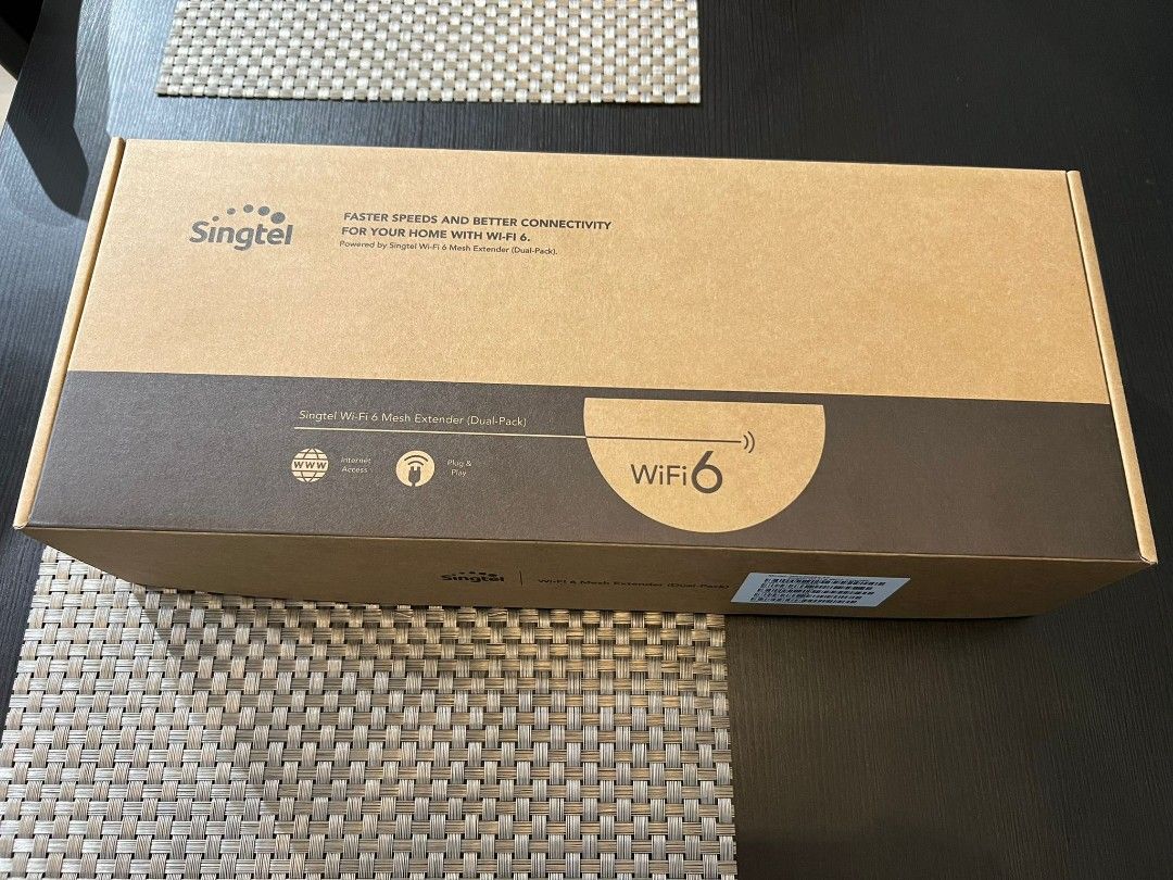 Singtel WiF 6 Mesh Router, Computers & Tech, Parts & Accessories ...